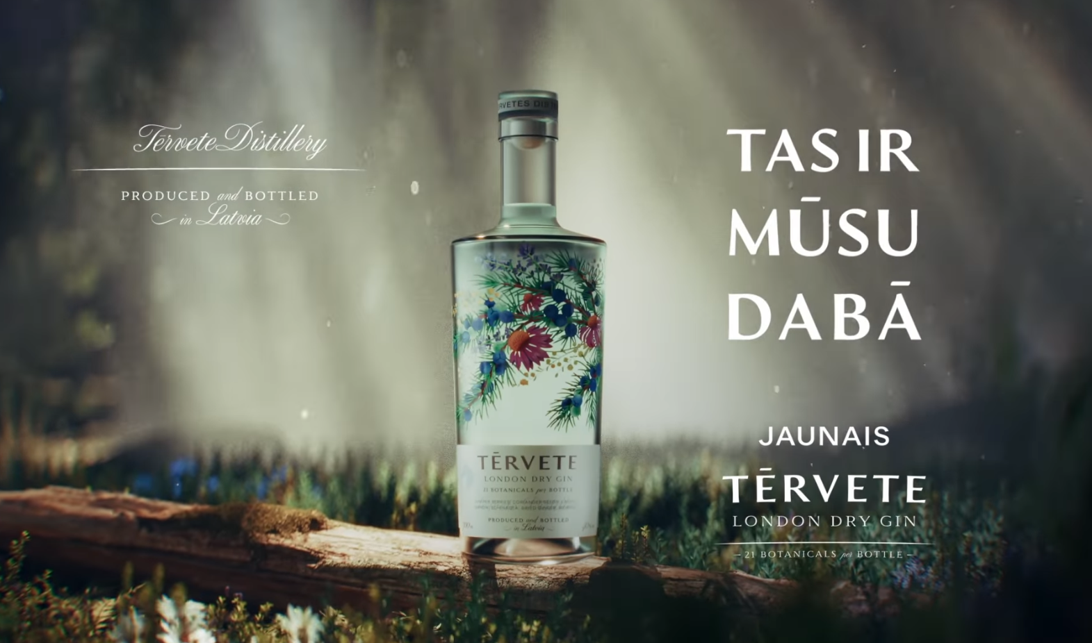 Tervete London Dry Gin – It’s In Our Nature - Audilla